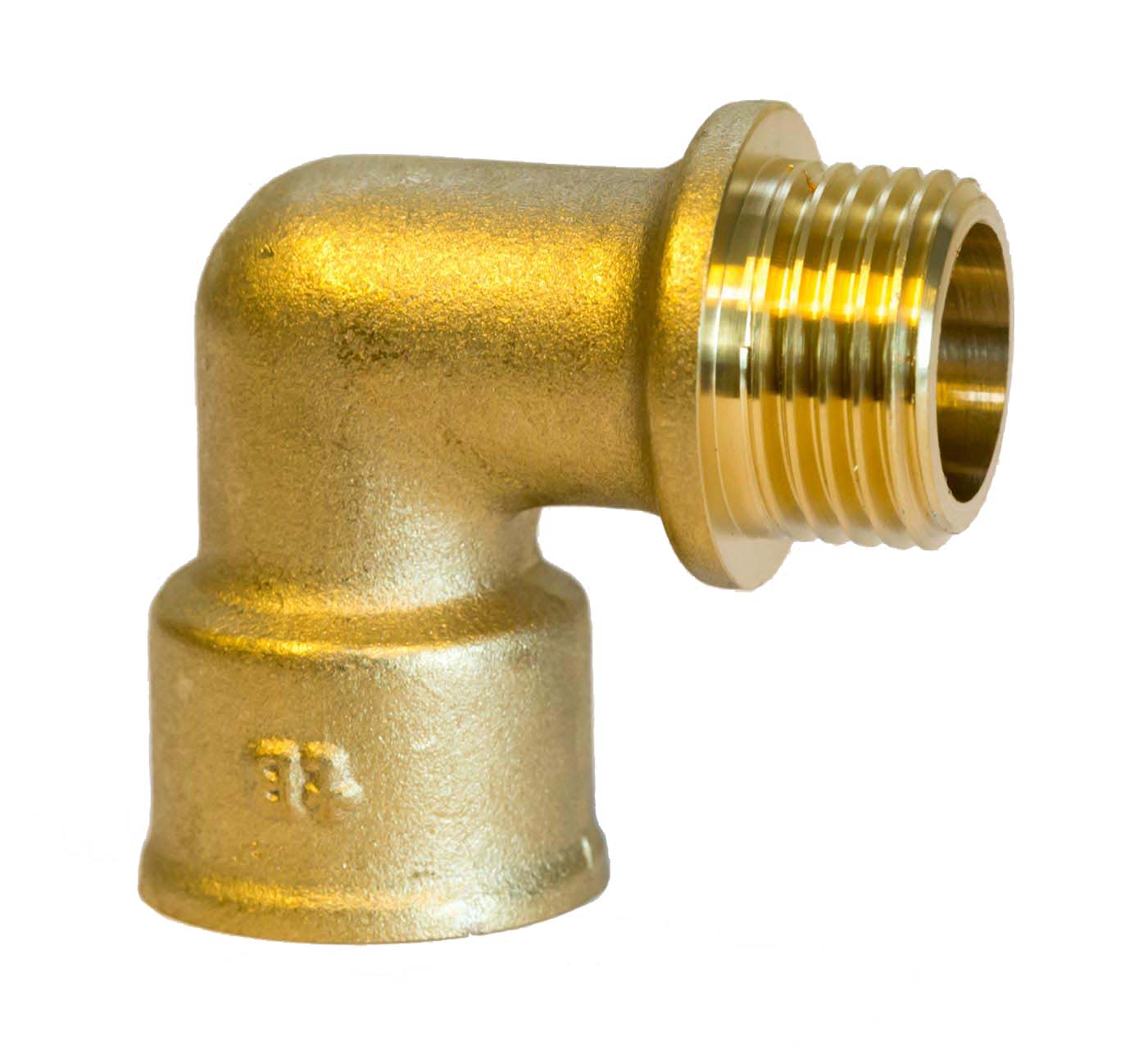 Coude MF 90° chromé Ø 1/2"