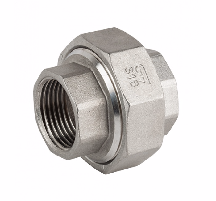 Genebre FTSS.017.6464 Raccord union 3 pièces en acier inox 316 - G1"1/2 ...