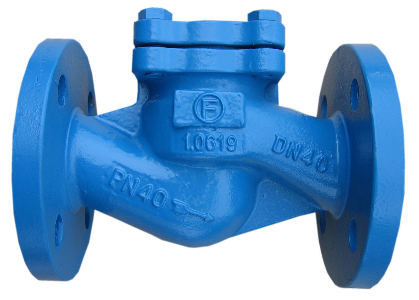 F&M Armaturen CHFX.007.250 Check valve - Steel body - Graphite/Metal ...