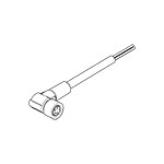 M8 4-pin conn. - female, angle 90? L = 2