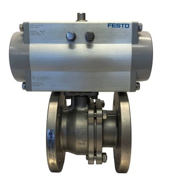 BAFP.011.040NO Ball Valve - Stainless Steel - 2/2 - Flanges DN40 - PN40 ...
