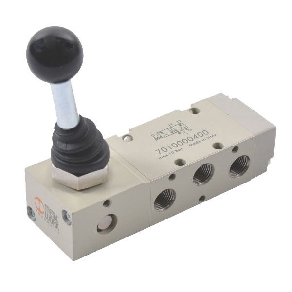 Metal Work 7030001000 Spool valve - 5/3 CC - G1/2" - Muscular with ...