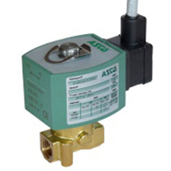 SOL. VALVE, 2/2NC, G/RP 1/4, D=3.2 BRASS BODY, NBR SEAL, W/ MANUAL ...