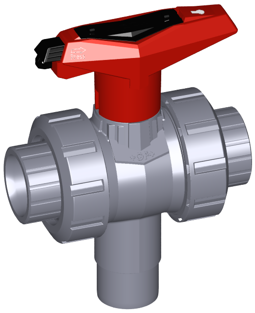 Ball Valve ABS/EPDM L-V d50DN40