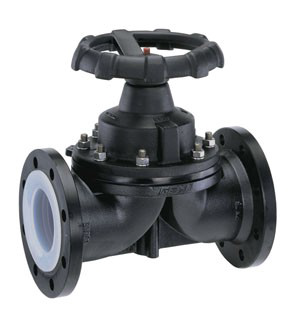 Gemü 67532D8175E0 Diaphragm valve - GGG40 Cast Iron + PTFE body - PTFE ...
