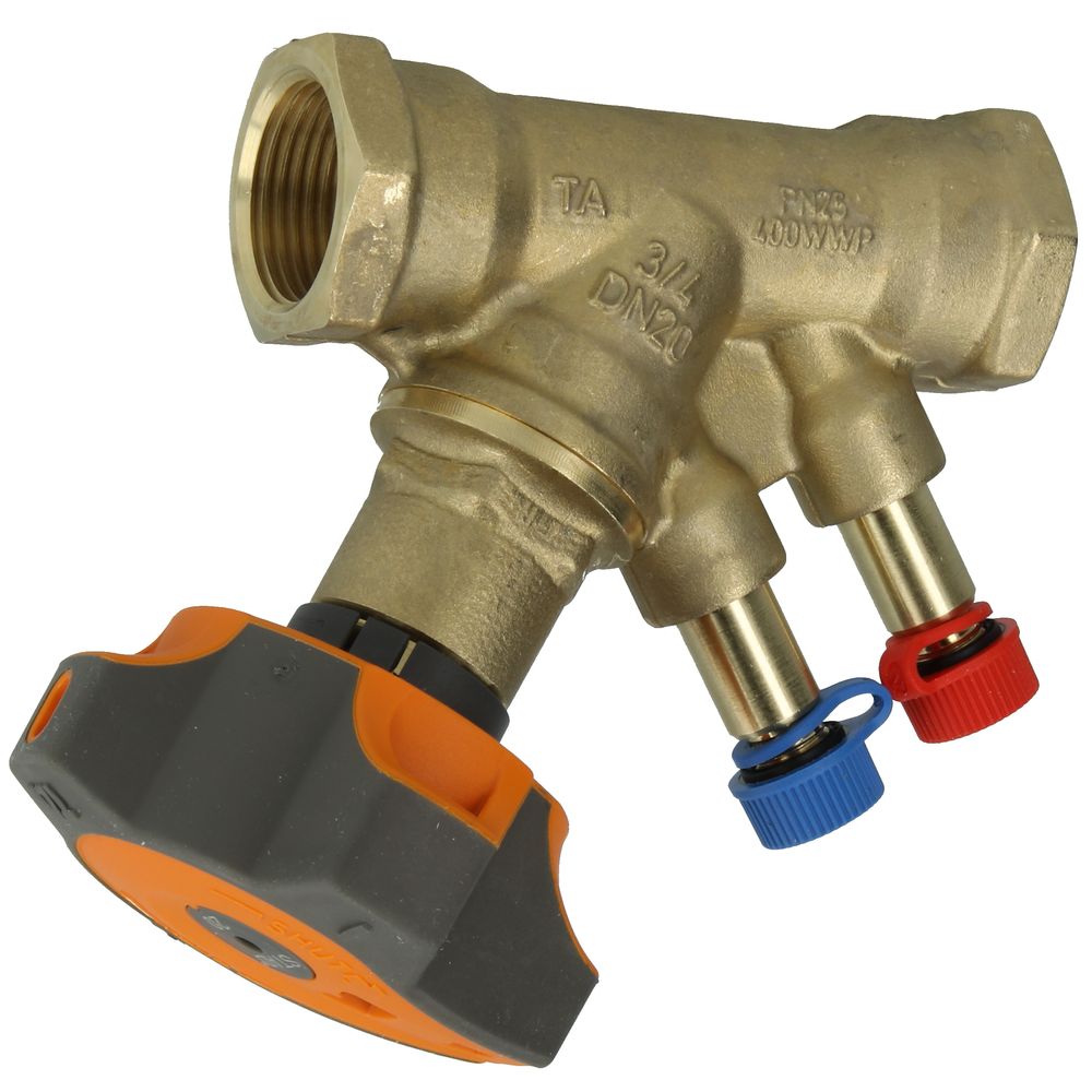 52 851-040 Vanne d'équilibrage en laiton TA modèle STAD - G 1"1/2 - PN25 - EPDM - max. 120°C